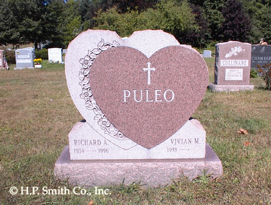 Double Grave Upright Monuments - H.P. Smith Monument Company